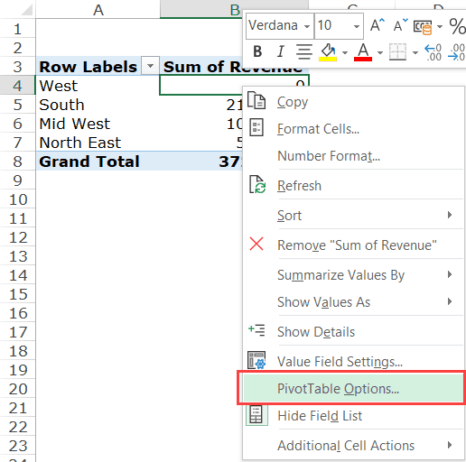 Hide Zero Values in Excel | Make Cells Blank If the Value is 0