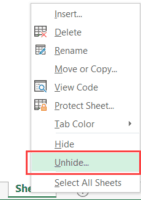 How to Unhide Sheets in Excel (All In One Go)