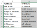 Separate First and Last Name in Excel (Split Names Using Formulas)