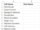 Separate First and Last Name in Excel (Split Names Using Formulas)