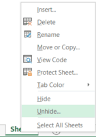 How to Unhide Sheets in Excel (All In One Go)