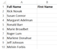 Separate First and Last Name in Excel (Split Names Using Formulas)