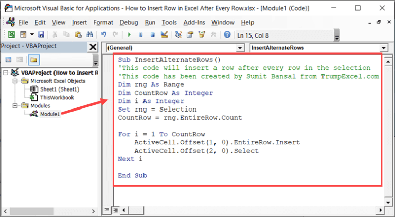 Insert A Blank Row After Every Row In Excel Or Every Nth Row