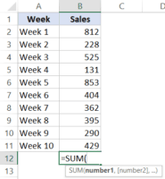 How to Sum a Column in Excel (5 Really Easy Ways)