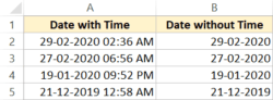 How to Remove Time from Date/Timestamp in Excel (4 Easy Ways)