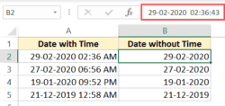 How to Remove Time from Date/Timestamp in Excel (4 Easy Ways)