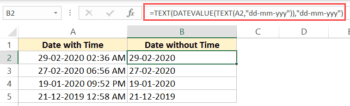 How to Remove Time from Date/Timestamp in Excel (4 Easy Ways)
