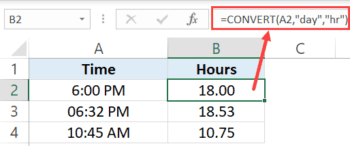 Convert Time to Decimal Number in Excel (Hours, Minutes, Seconds)