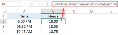 Convert Time to Decimal Number in Excel (Hours, Minutes, Seconds)