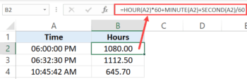Convert Time to Decimal Number in Excel (Hours, Minutes, Seconds)