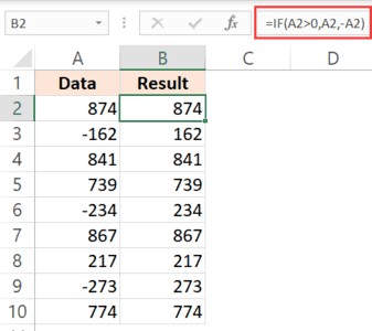 Change Negative Number to Positive in Excel [Remove Negative Sign]