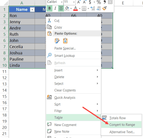 How to Remove Table Formatting in Excel (Easy Guide)