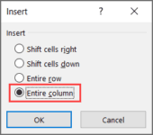 5 Ways to Insert New Columns in Excel (including Shortcut & VBA)