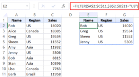 Excel Filter Function - Explained with Examples + Video