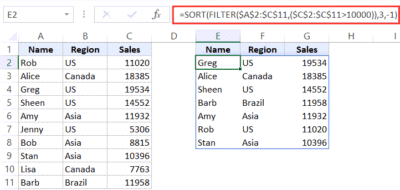 Excel Filter Function - Explained with Examples + Video