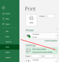 How to Print Multiple Sheets (or All Sheets) in Excel in One Go