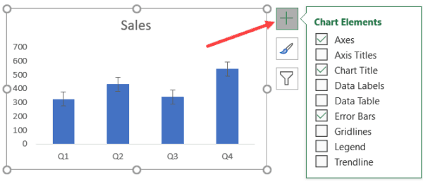 How to Add Error Bars in Excel (Horizontal/Vertical/Custom)