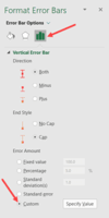 How to Add Error Bars in Excel (Horizontal/Vertical/Custom)
