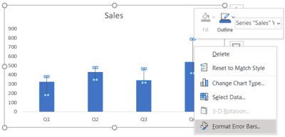 How to Add Error Bars in Excel (Horizontal/Vertical/Custom)