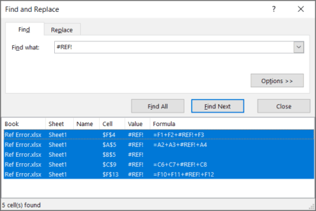 #REF! Error in Excel - How to Fix the Reference Error!
