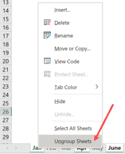 How to Group Worksheets in Excel (Step-by-Step) - Trump Excel