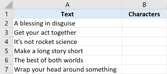 Count Characters In A Cell or Range Of Cells Using Formulas In Excel