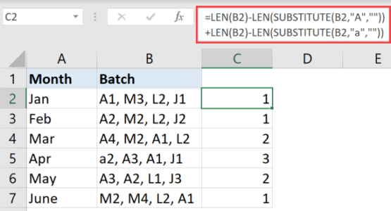 Count Characters in a Cell (or Range of Cells) Using Formulas in Excel