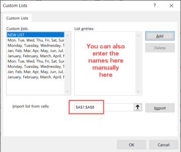 How to Create Custom List in Excel (Easy Step-by-Step Guide)