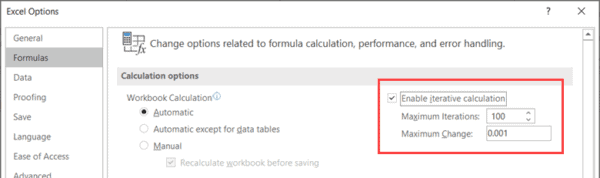 How to Find Circular Reference in Excel (Quick and Easy)