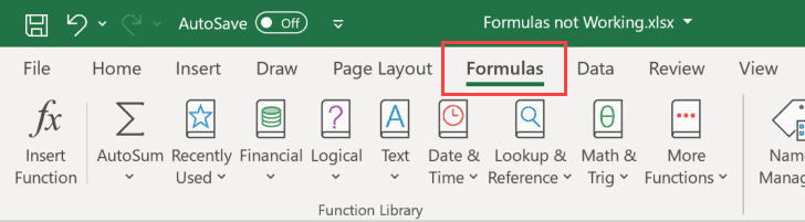 Excel Formulas Not Working Possible Reasons And How To FIX IT 