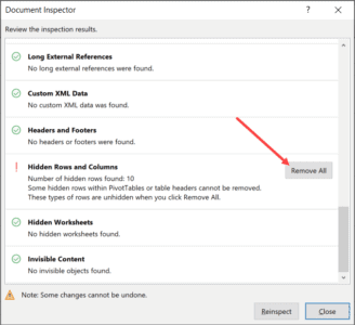 How to Delete All Hidden Rows and Columns in Excel