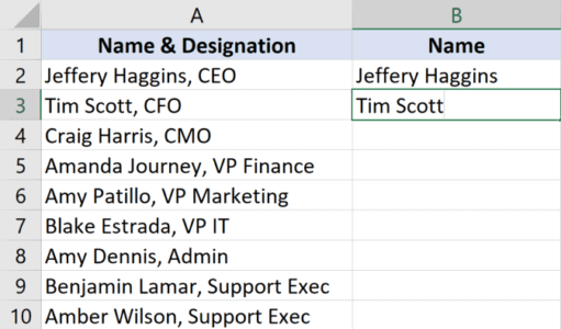 How To Remove Text Before Or After a Specific Character In Excel