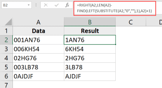 How to Remove Leading Zeros in Excel (5 Easy Ways)