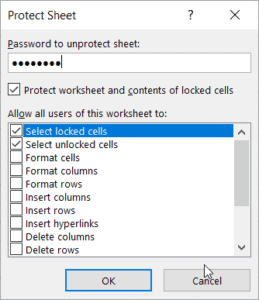 How to Lock Row Height & Column Width in Excel (Easy Trick)