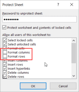 How to Lock Row Height & Column Width in Excel (Easy Trick)