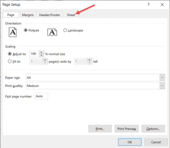 How to Print the Top Row on Every Page in Excel (Repeat Row/Column Headers)