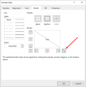 How to Split a Cell Diagonally in Excel (Insert Diagonal Line)