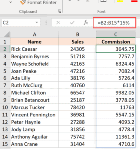 How to Apply Formula to Entire Column in Excel (5 Easy Ways)
