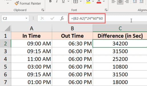 Calculate Time in Excel (Time Difference, Hours Worked, Add/ Subtract ...