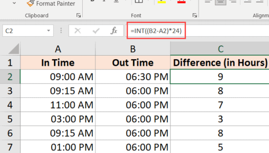 Calculate Time in Excel (Time Difference, Hours Worked, Add/ Subtract ...