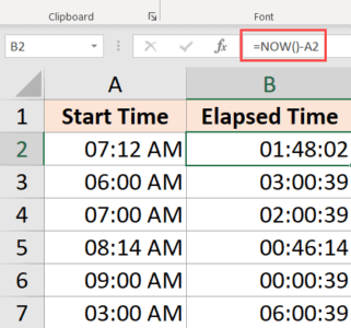 Calculate Time in Excel (Time Difference, Hours Worked, Add/ Subtract ...