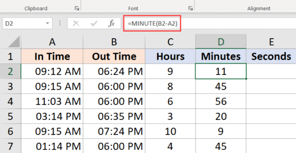 Calculate Time in Excel (Time Difference, Hours Worked, Add/ Subtract ...