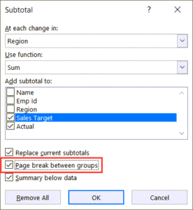 How to Insert Page Breaks in Excel (& Remove, Delete Page Breaks)