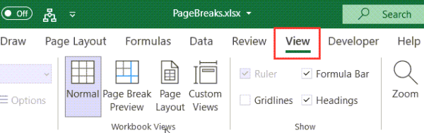 How to Insert Page Breaks in Excel (& Remove, Delete Page Breaks)