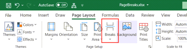 How to Insert Page Breaks in Excel (& Remove, Delete Page Breaks)