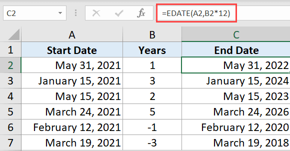 How To Add Months To Date In Excel Easy Formula Trump Excel