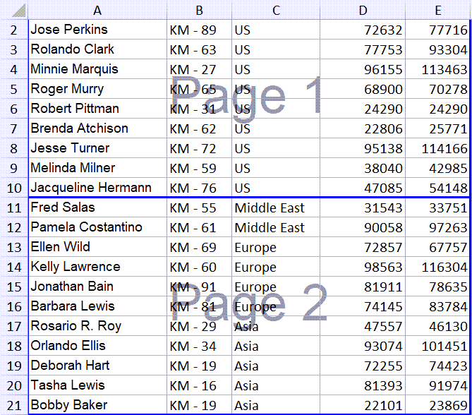 How To Insert Page Breaks In Excel Remove Delete Page Breaks Trump Excel