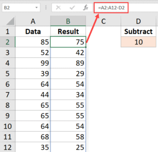 How To Subtract In Excel (Subtract Cells, Column, Dates/Time)