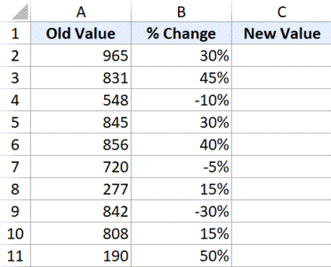 Calculate Percentage Change in Excel (% Increase/Decrease Formula)