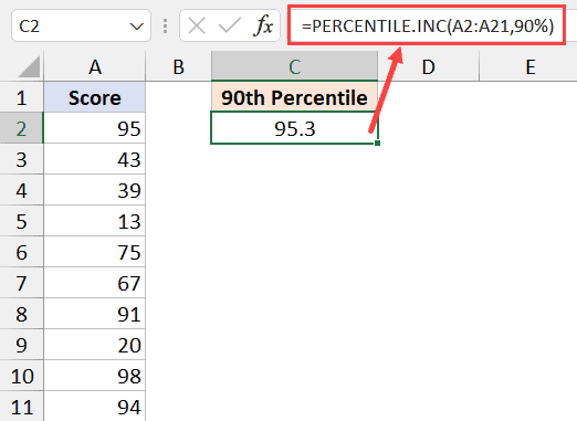 Vytrie Z rmutok Bl zkosti How To Calculate Percentile Kor le Kamar t 
